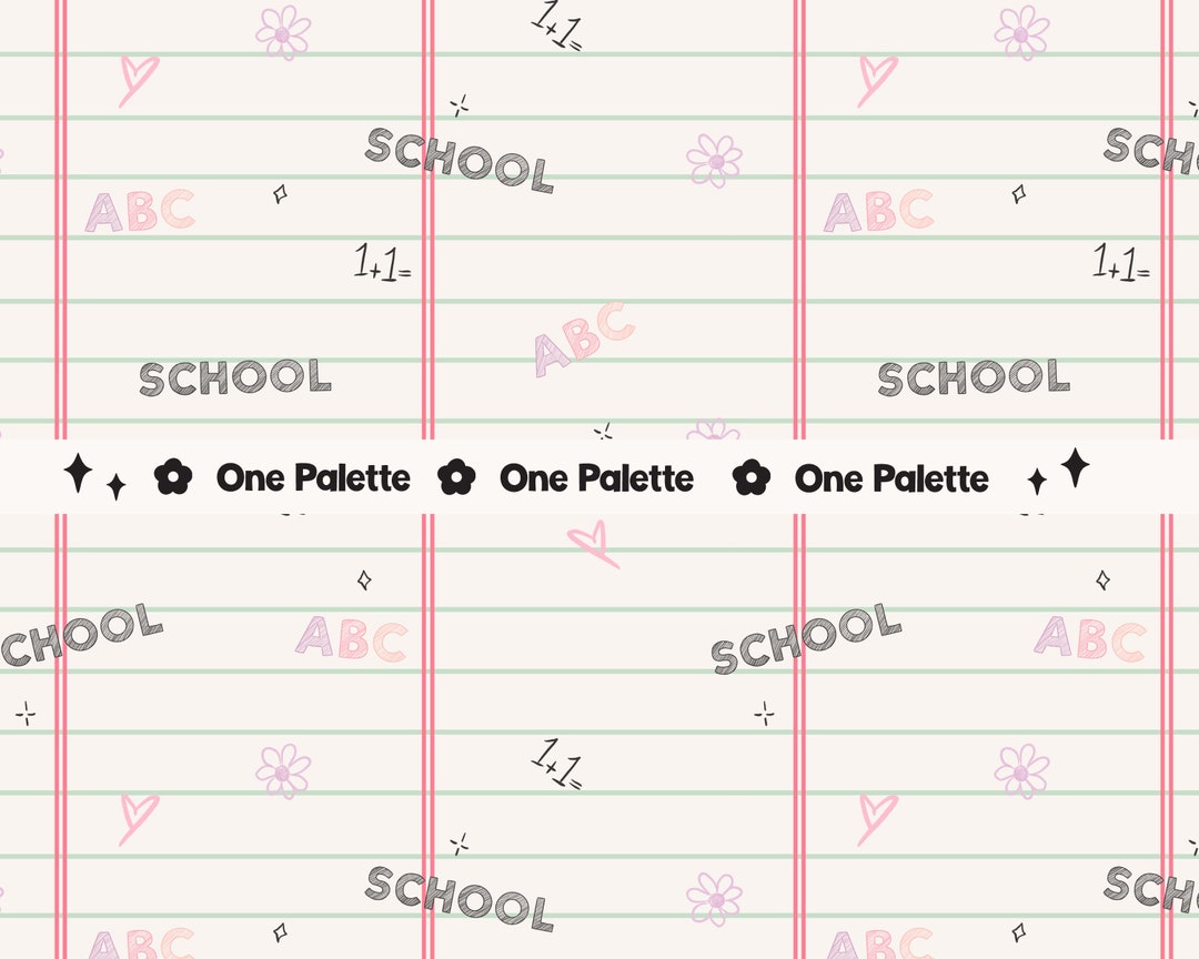 Scribble | Back to School Paper Seamless Digital Pattern, Back to ...