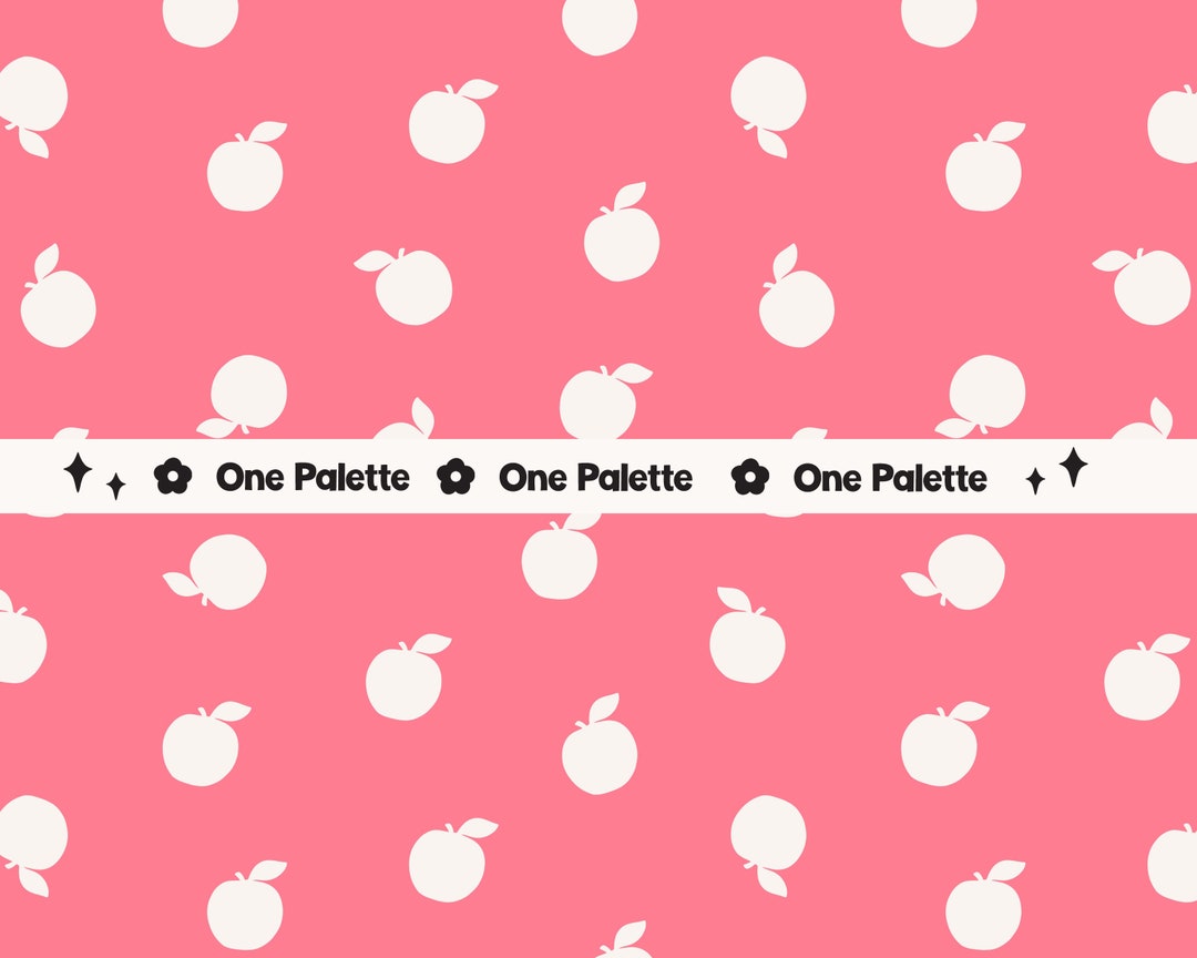 APPLES | Back to School Simple Apples Seamless Digital Pattern, Back to ...