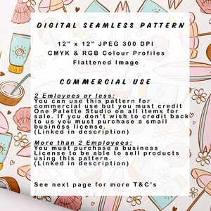 BONDI GIRL | Summer Beach Boho Seamless Digital Pattern, Boho Seamless ...