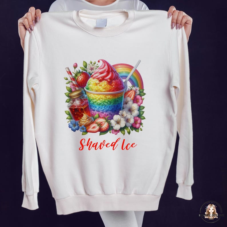 Shaved Ice Clipart, Colorful Shaved Ice Clipart Bundle, 20 High-quality ...