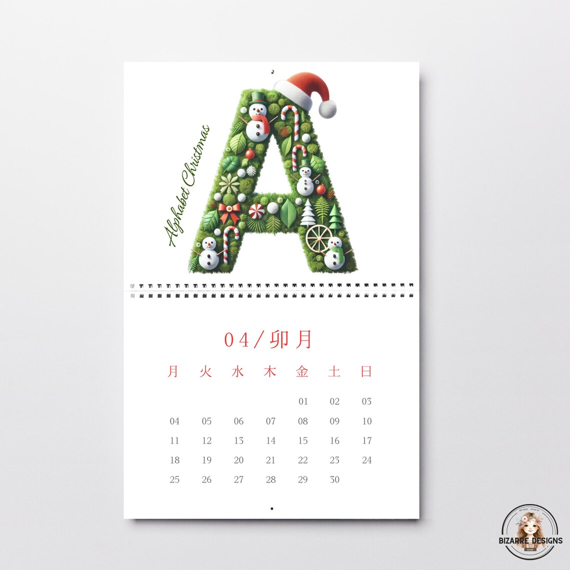 Christmas Alphabet, Santa Alphabet Tree Clipart , A-Z Clipart ...