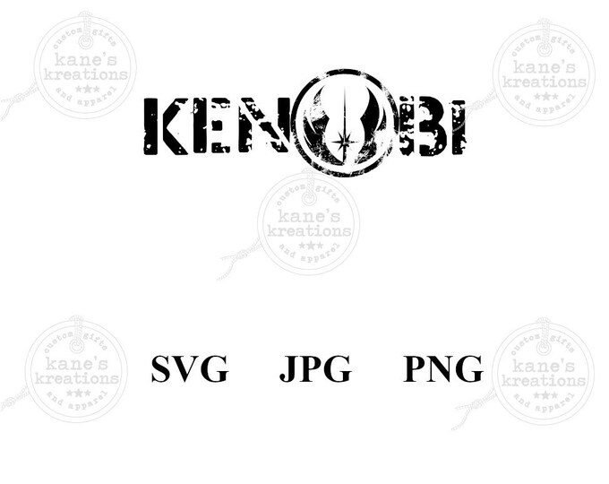KENOBI JEDI SVG - Etsy