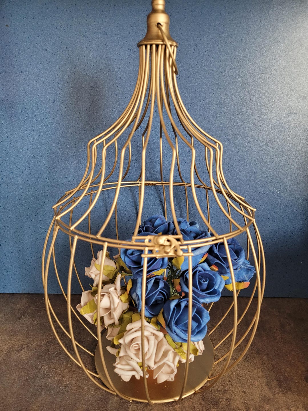 Bird Cage Gold Country House Cage Metal Cage Flower Cage Bird House ...