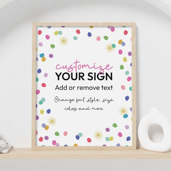 Rainbow Confetti - Etsy