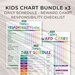 Rainbow Daily Schedule Chart for Kids, Editable Printable Daily Weekly ...
