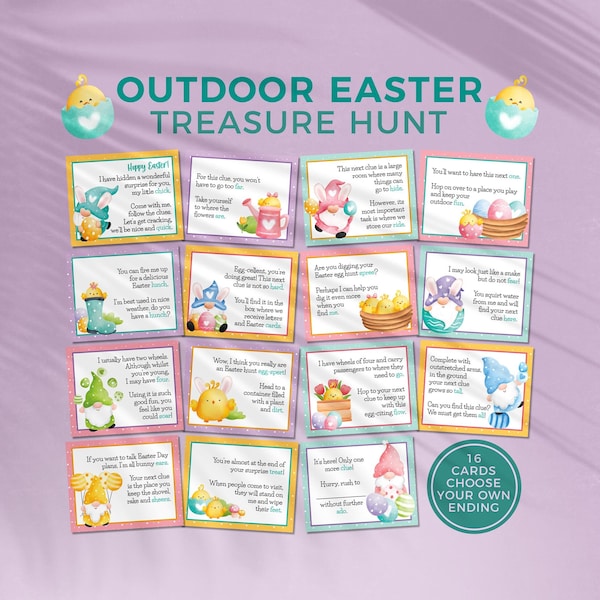 Outdoor Easter Scavenger Hunt - Etsy