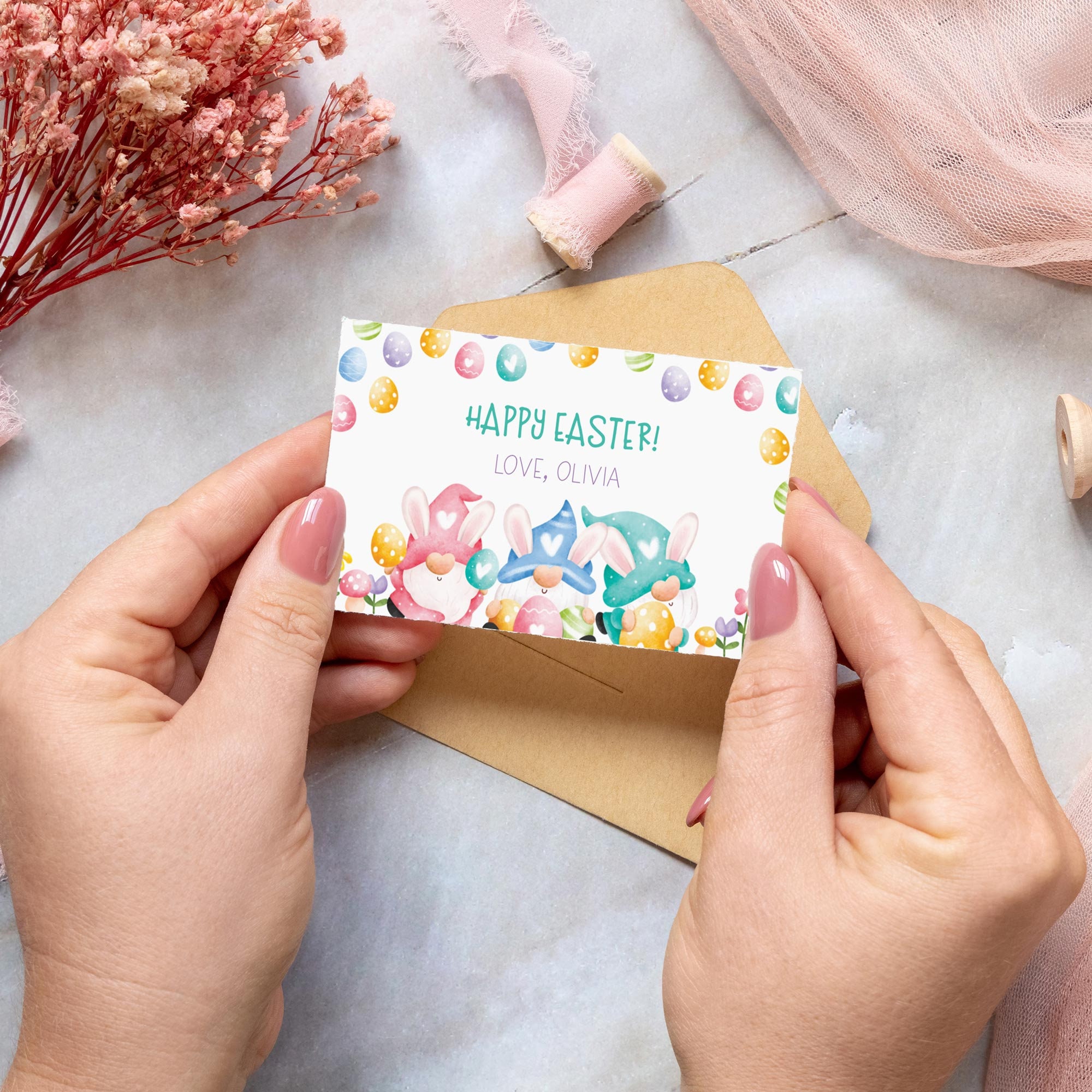 Editable Easter Bag Topper, Printable Favor Treat Tag Happy Easter ...