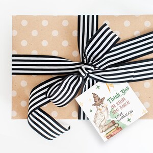 Editable Wizard Party Favor Tag, Printable Gift Tag Template | Magic ...