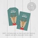 Christmas Gift Tag Printable Deer, Editable Instant Download | Cute ...