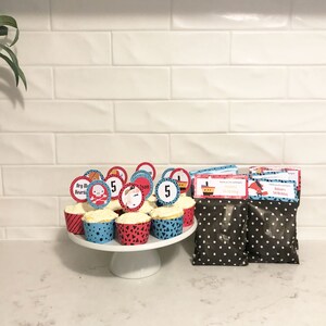 Pirate Treat Bag Toppers, Editable Cards | Pirate Birthday Party ...