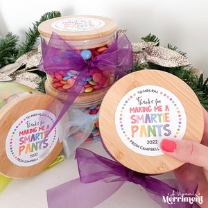 Editable Printable Teacher Appreciation Label Tag, Thanks for Making Me ...