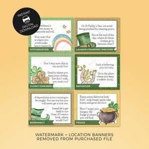 St Patrick's Day Treasure Hunt, Scavenger Hunt Clues for Kids, Teens or ...