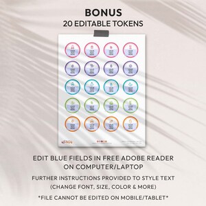 60 Printable Easter Egg Tokens, Editable | Spring Reward Coin Basket ...