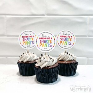 Editable Printable Teacher Appreciation Label Tag, Thanks for Making Me ...