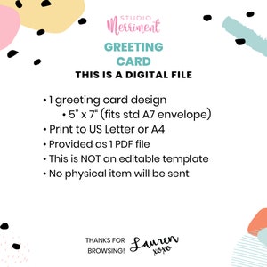 Printable Coloring Mamaw Greeting Card | Flower Mother's Day Gift for ...