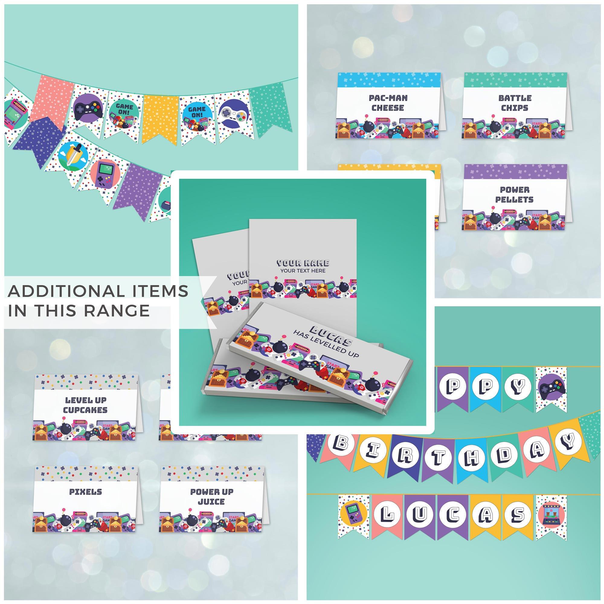 Gamer Reward Chart for Kids, Editable Printable | Video Game Daily ...