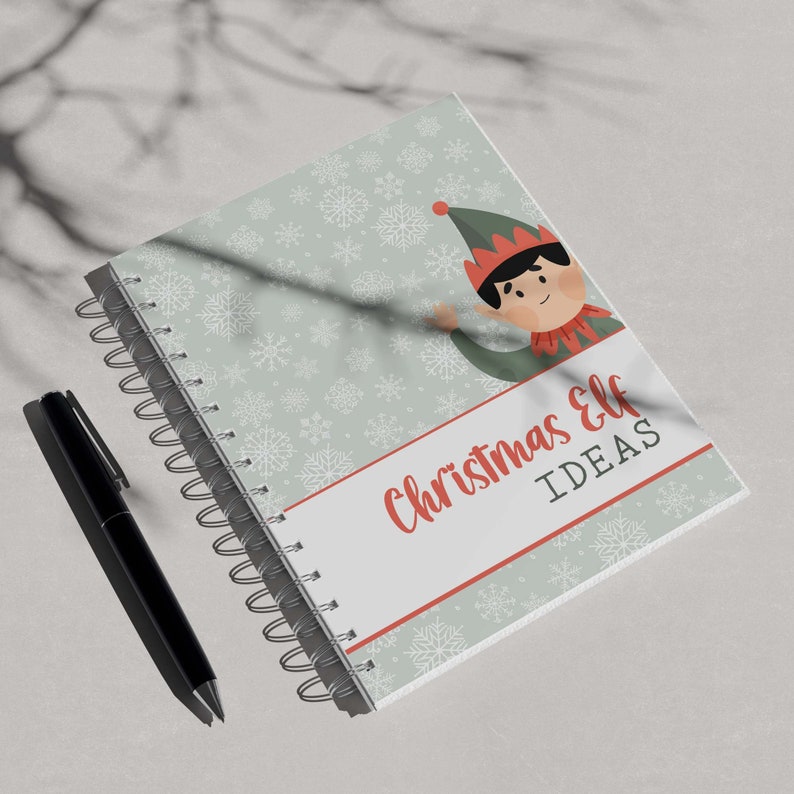 Christmas Elf Printable Basic Ideas Planner Green Holiday - Etsy
