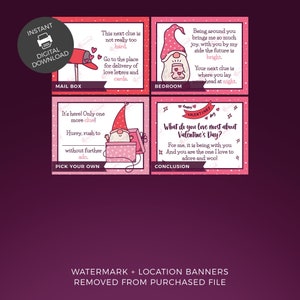Valentine's Day Treasure Hunt, Scavenger Hunt Clues for Kids, Teens or ...