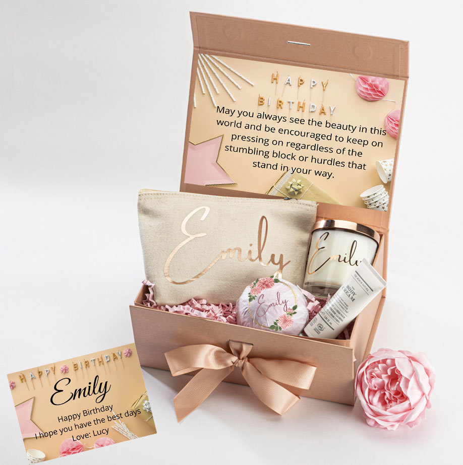 Personalised Birthday Gift Personalised Gift Box Happy - Etsy