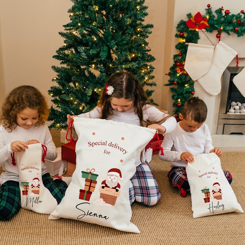 Personalised Santa Sack, Christmas Santa Sack, Christmas Present Sack ...