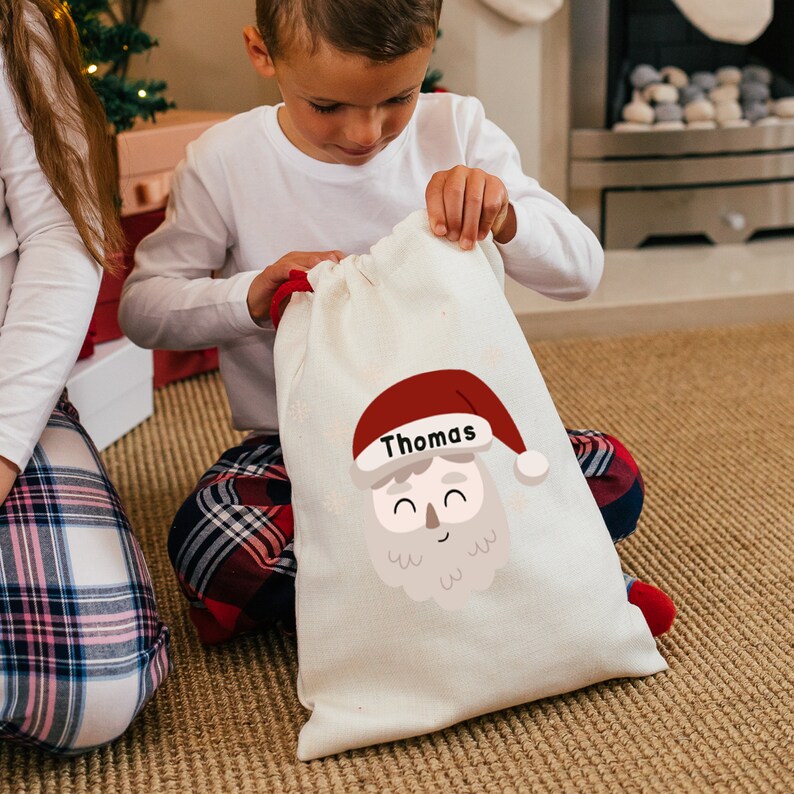 Christmas Eve Sack, Personalised Santa Sack, Christmas Santa Sack ...