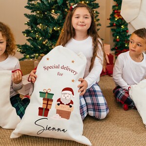 Personalised Santa Sack, Christmas Santa Sack, Christmas Present Sack ...