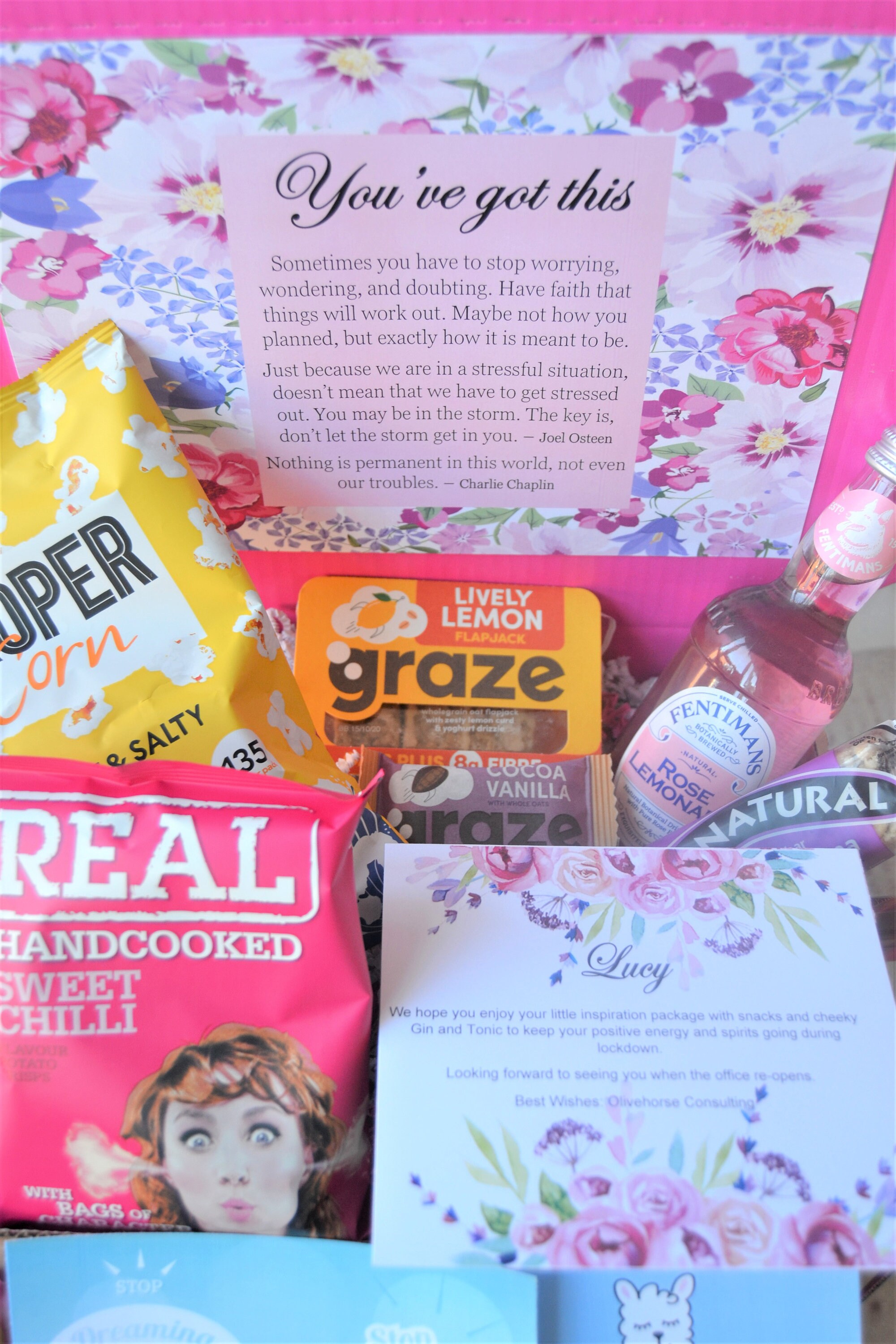 GIFT HAMPER BOX Snack Hamper Pack Snack Treat Box Lockdown - Etsy UK