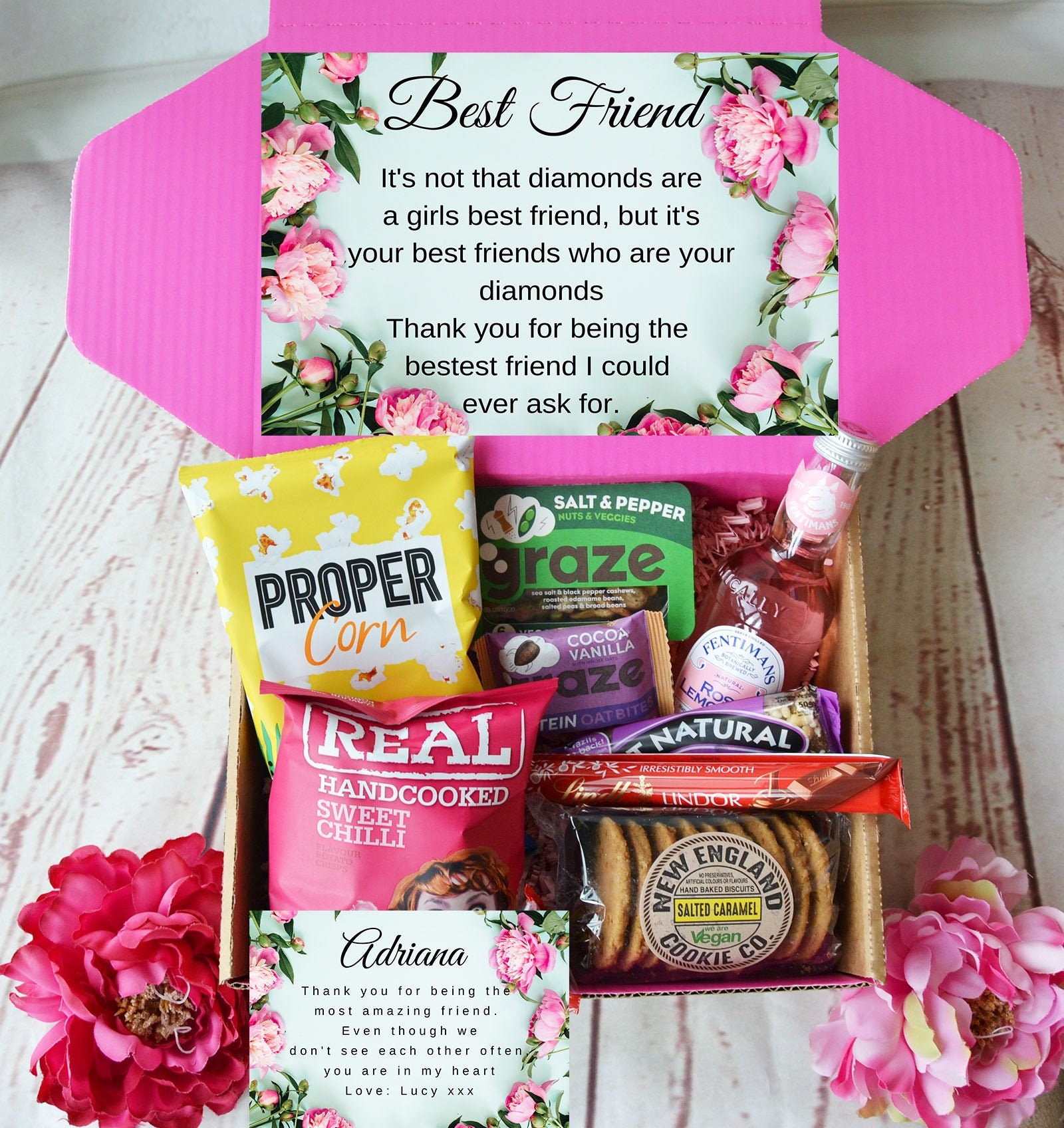 FRIENDSHIP SNACK HAMPER Snack Box Snack Treat Box Lockdown | Etsy
