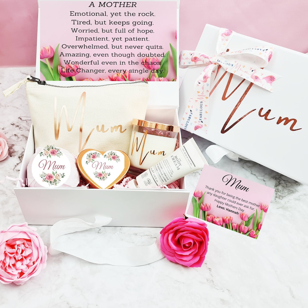 Personalised Mothers Day Gift Box Mothers Day Gift Set Gift For Mum