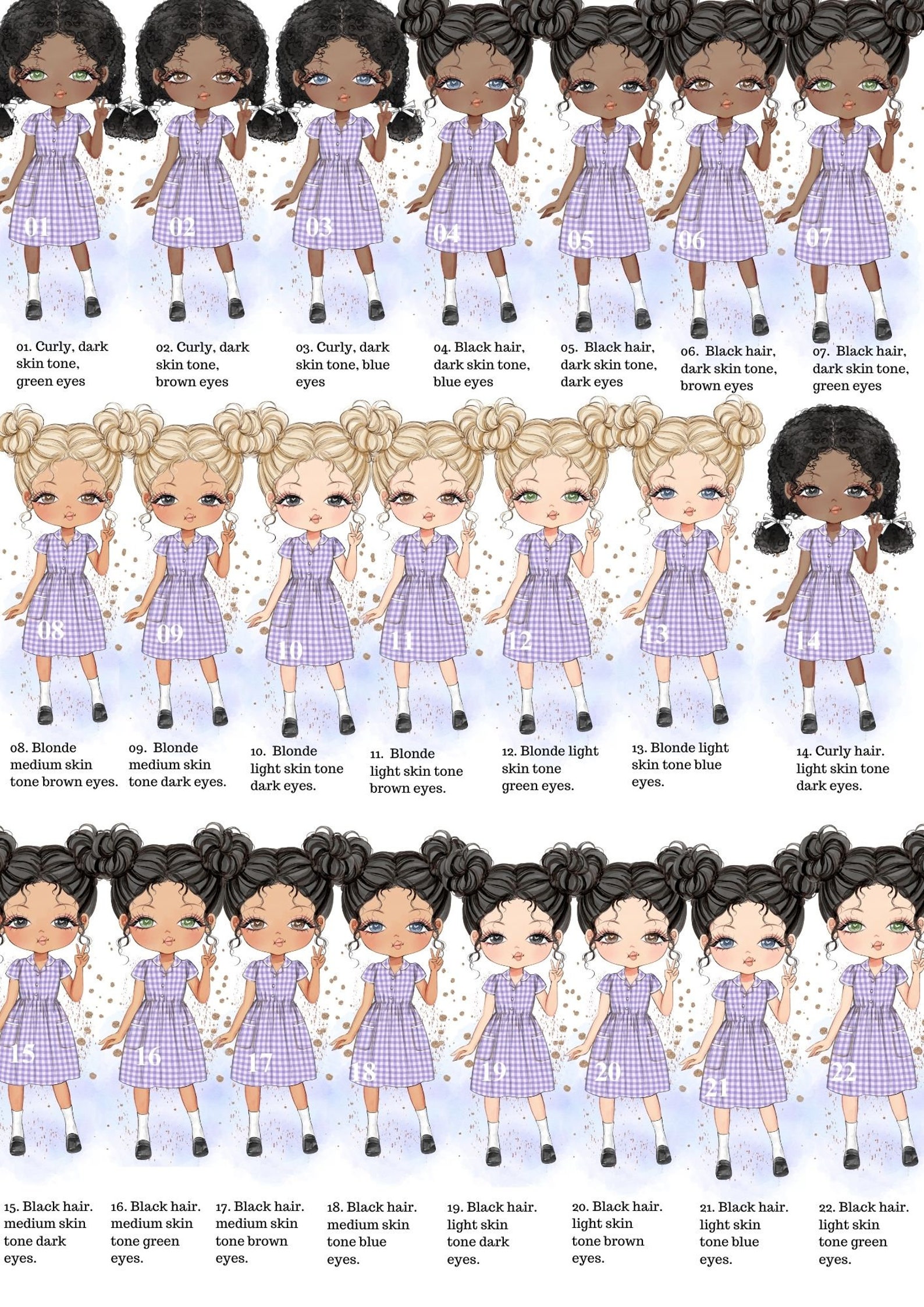 Personalised School Set for Girls, Kids Back to School Set, Kids ...