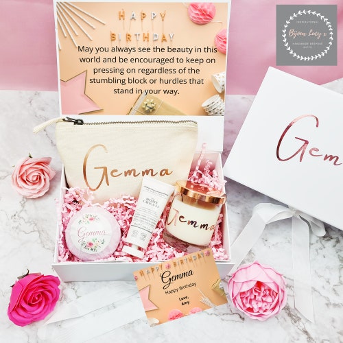 Personalised Birthday Gift Personalised Gift Box Happy - Etsy UK