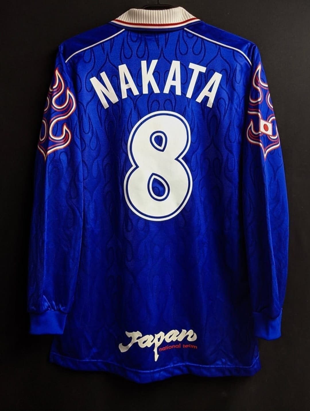 Japan 1998 Home Retro Kit Football Jersey Long Sleeve World Cup France ...