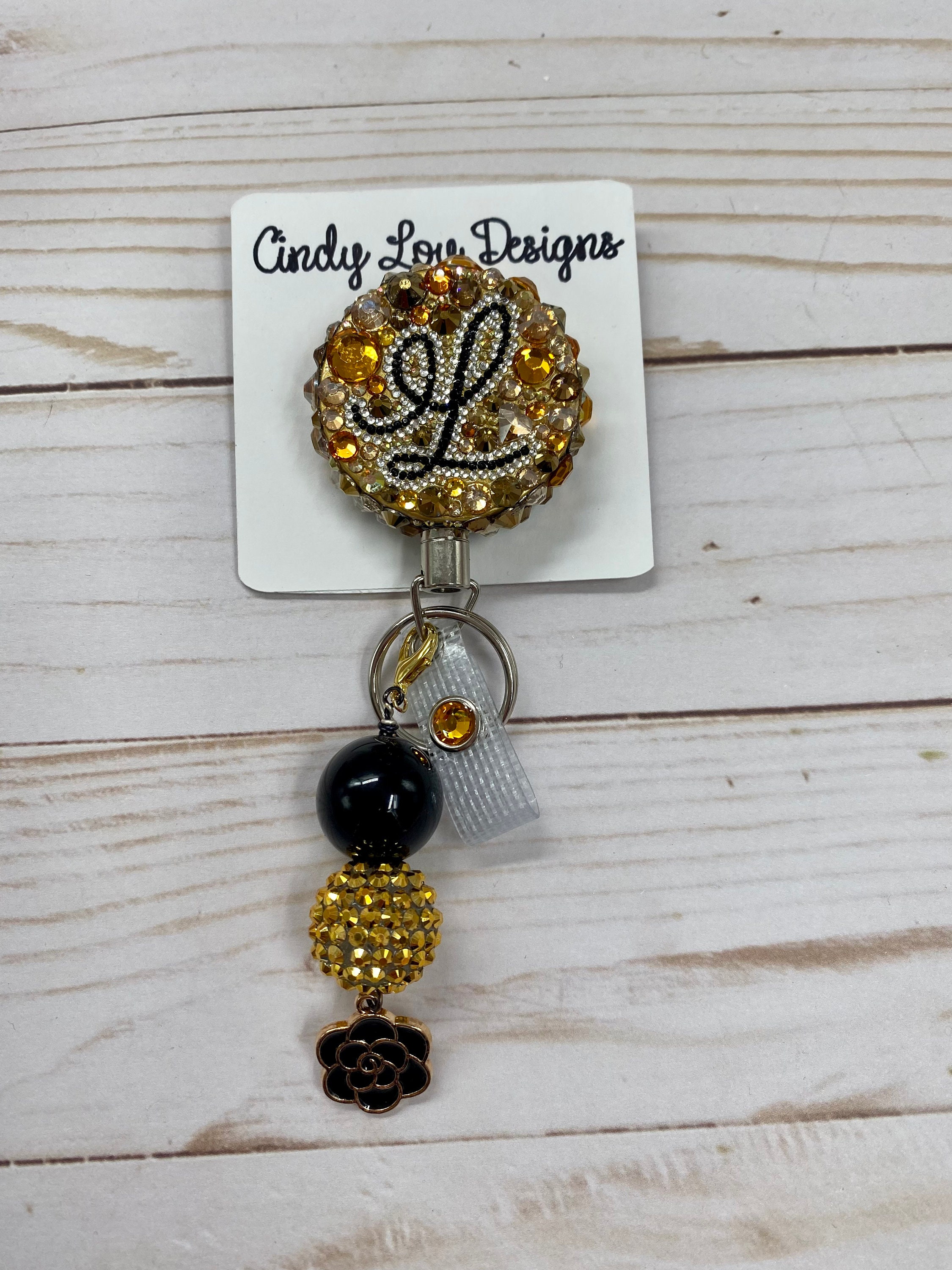Custom Bling Badge Reel - Etsy