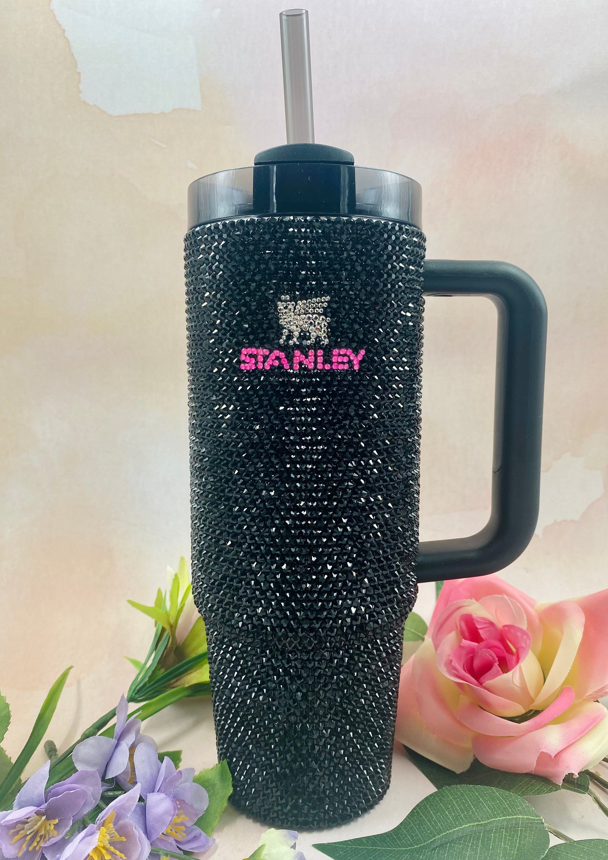 30oz Stanley Crystal Rhinestone Honeycomb Tumbler - Etsy
