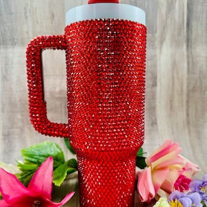 Ready to Ship: 40oz Red Stanley Tumbler - Etsy
