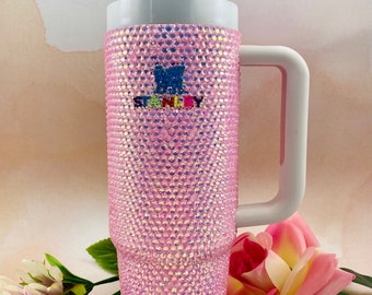 30oz Stanley Crystal Rhinestone Honeycomb Tumbler - Etsy