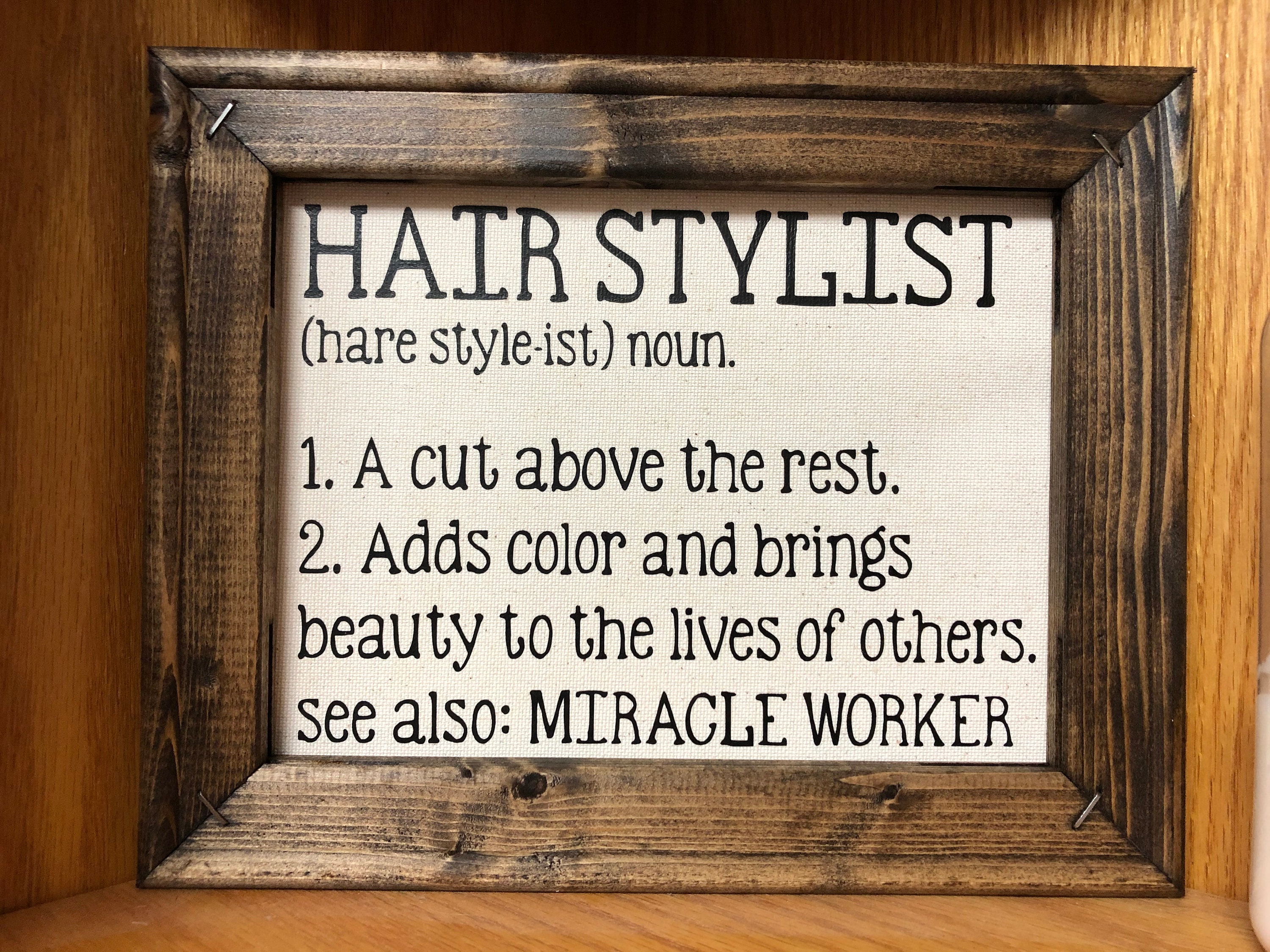 Hair Stylist definition | Etsy