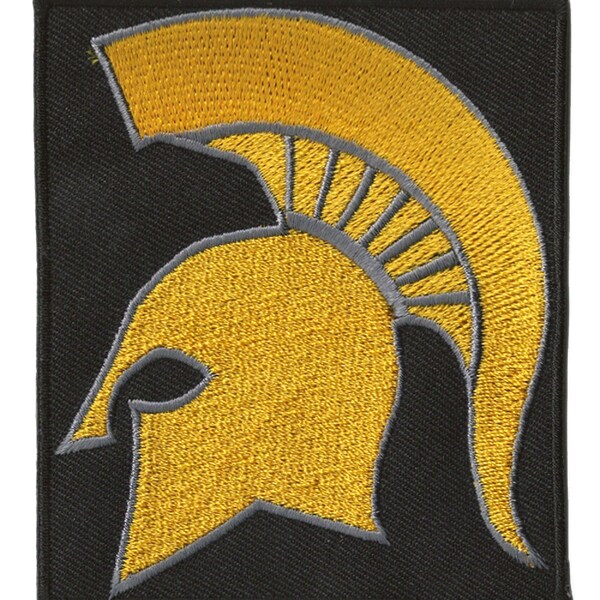 Spartan Helmet Patch - Etsy