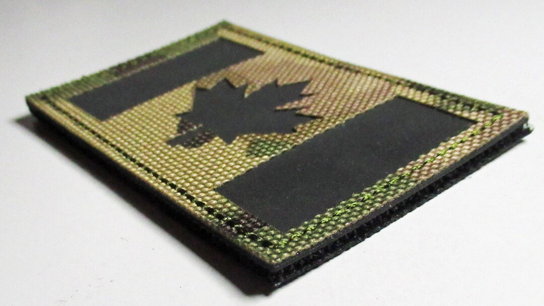 Canadian Flag Patch Canada Camouflage Tactical Patch in PVC With Velcro ...