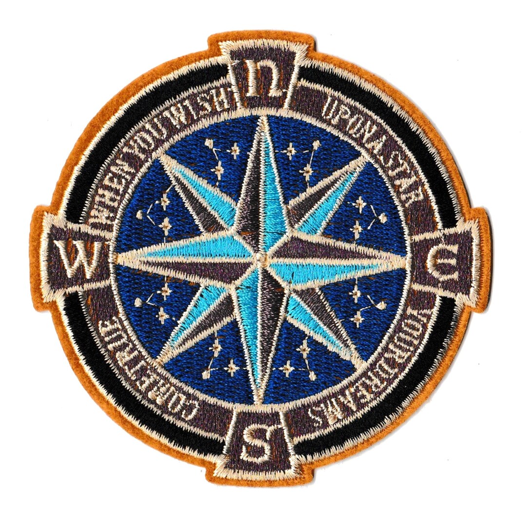 Embroidered Crest Patch Compass Rose of the Winds Marine Nautical Patch - Etsy