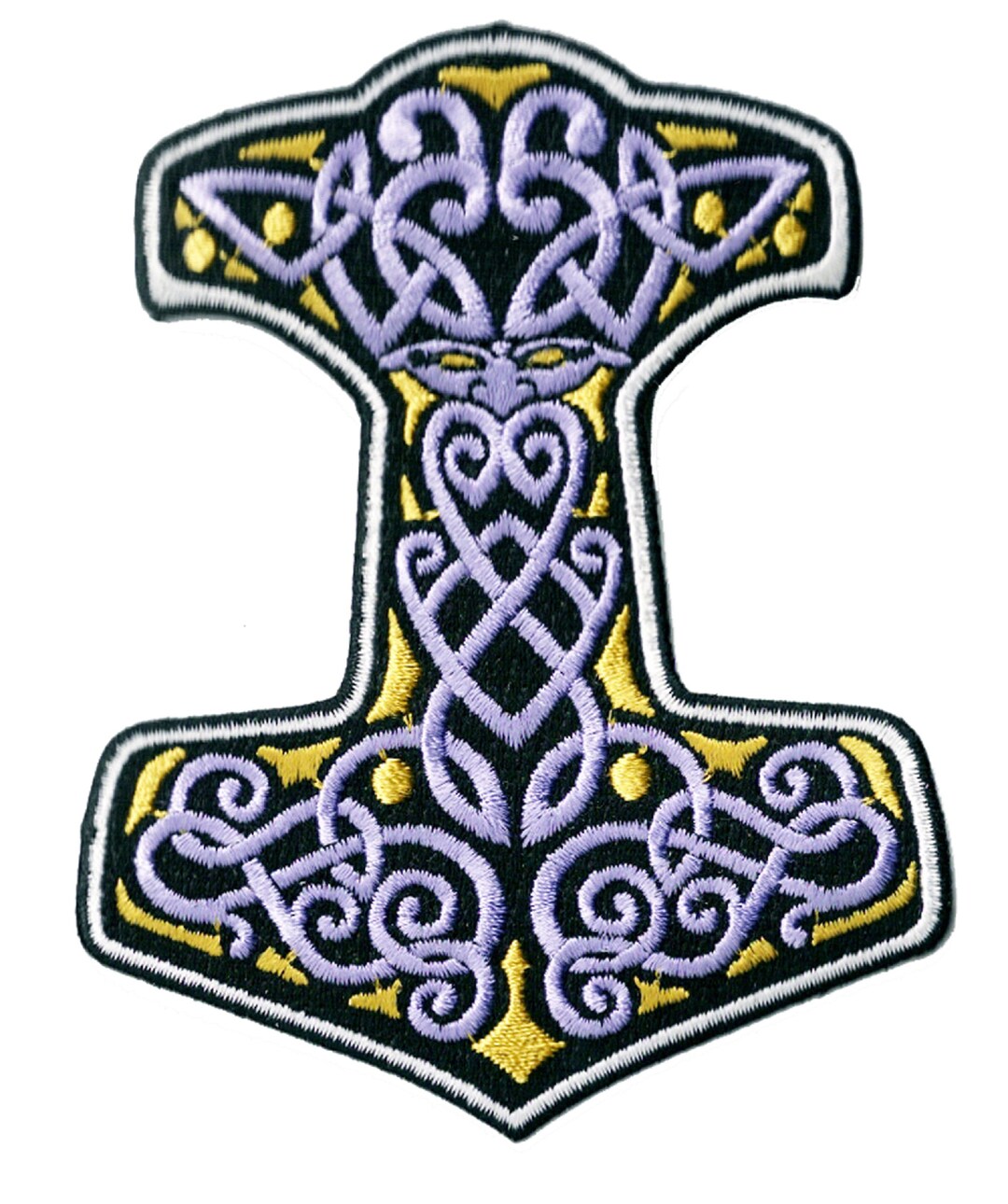 Mjolnir Crest Patch Thor's Hammer Scandinavian Viking Badge - Etsy