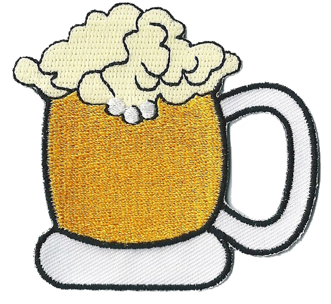 Embroidered Crest Patch Iron-on Lager Pils Beer Mug - Etsy