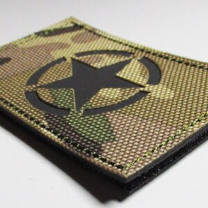 USA Camouflage Star Patch Velcro PVC Tactical Patch - Etsy