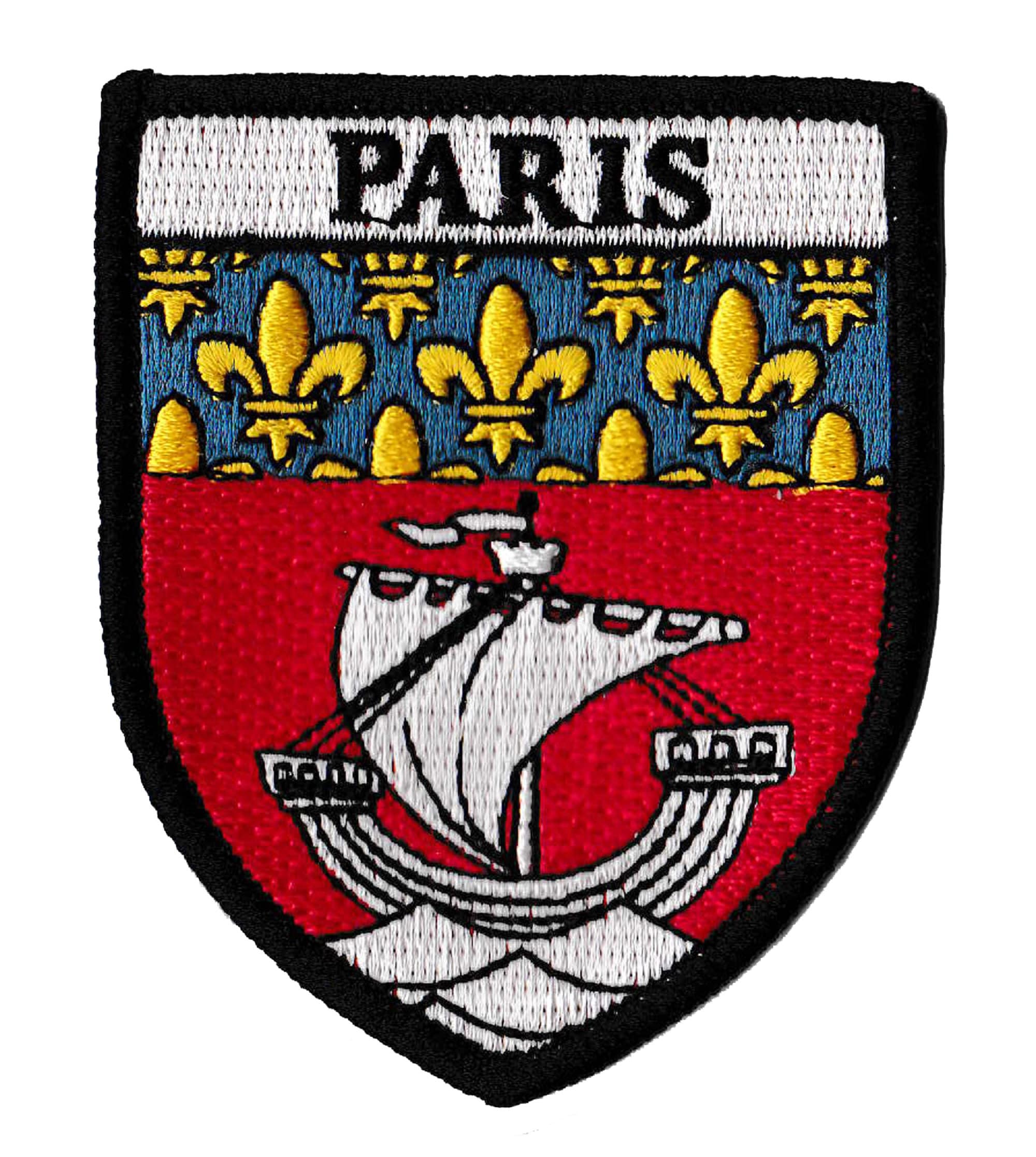 Patch Embroidered Crest Paris City Coat of Arms Parisian - Etsy