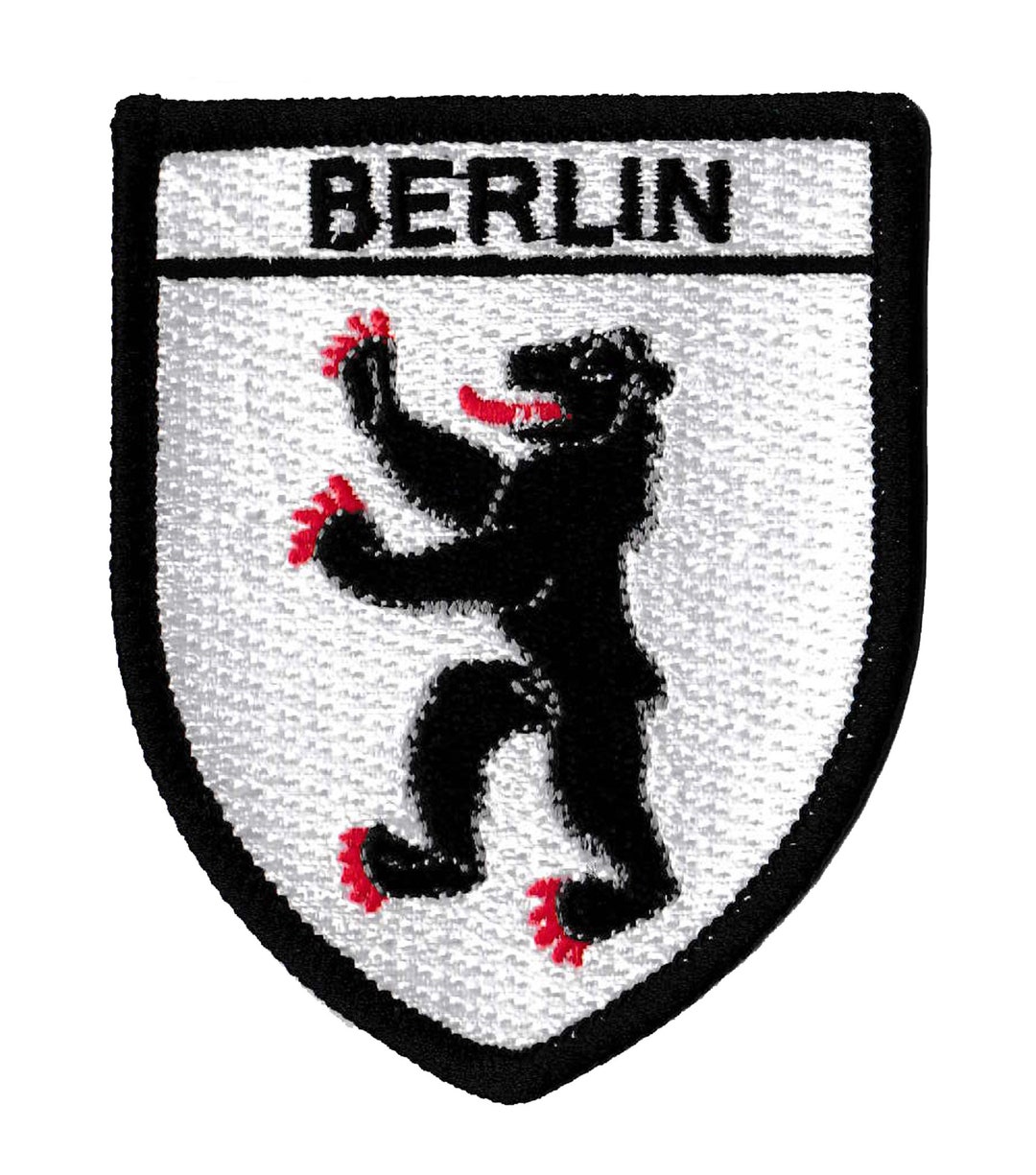 Berlin City Coat of Arms Embroidered Iron-on Patch - Etsy