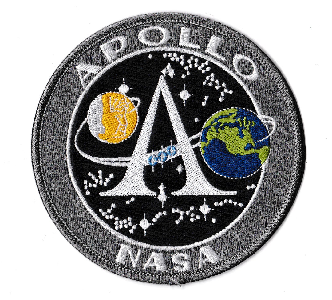 Embroidered Patch Apollo NASA Space Program Iron-on Patch Badge - Etsy