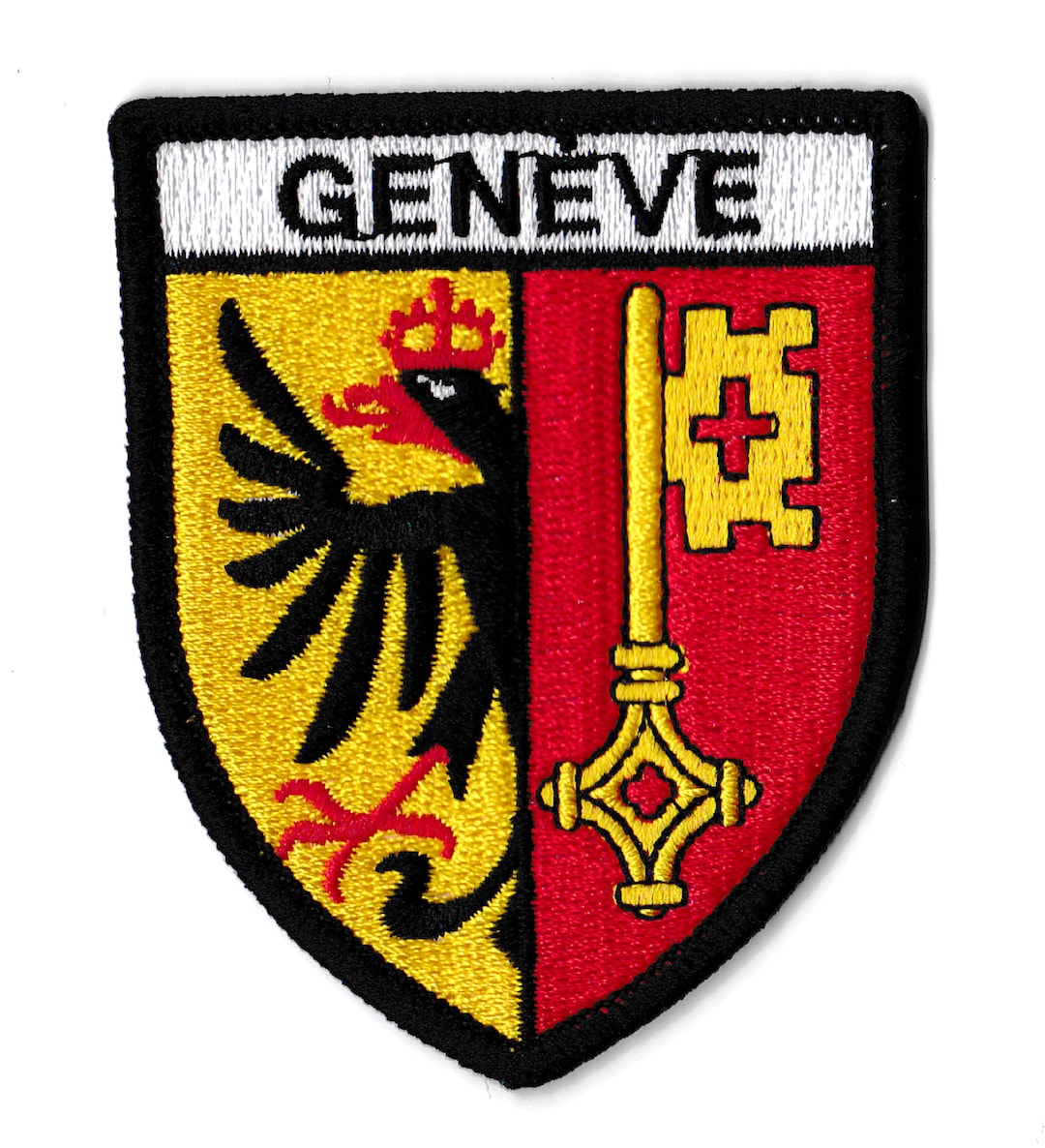 Geneva Crest Patch Logo Patch Coat of Arms City of Geneva Switzerland ...