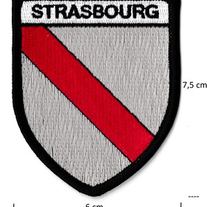 Strasbourg Alsace Coat of Arms Badge Patch - Etsy