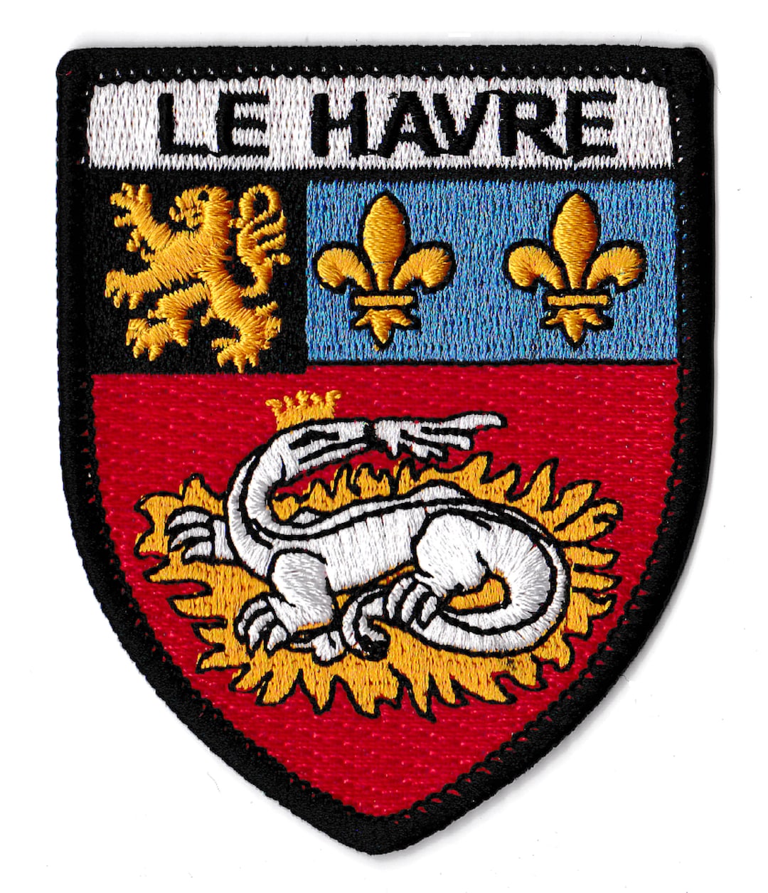Le Havre Coat of Arms Patch Embroidered City Patch France Normandy Iron ...