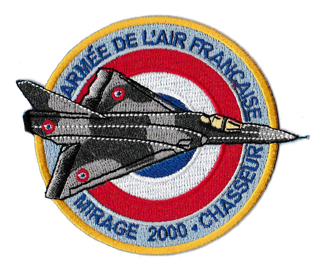 Mirage 2000 French Air Force Pilot Patch Iron-on Crest Patch - Etsy